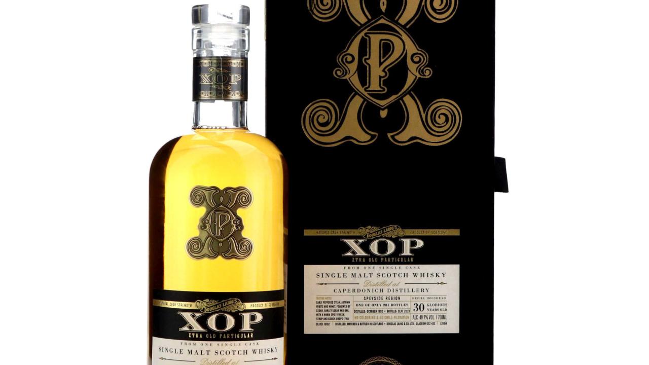 Caperdonich 1992 XOP 30 Year Old The Black Series Whisky | Whisky Auctioneer